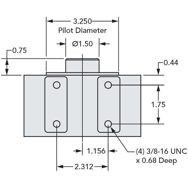 Model 210F SAE A Mount Overhung Load Adaptors